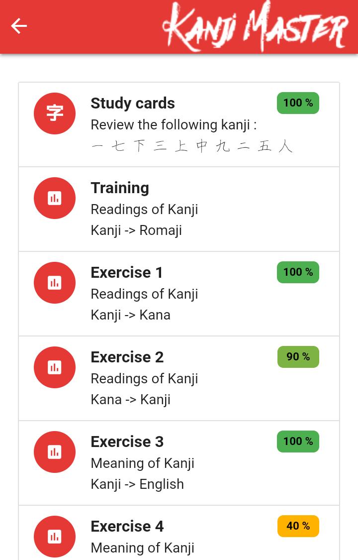 Kanji Master: Learn Kanji in Handwritten Font on your Smartphone for ...