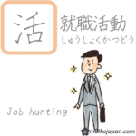 [活] Handwritten Kanji for alive and its Readings, Radical and Usage ...