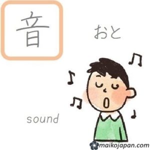 [音] Handwritten Kanji for sound and its Readings, Radical and Usage ...