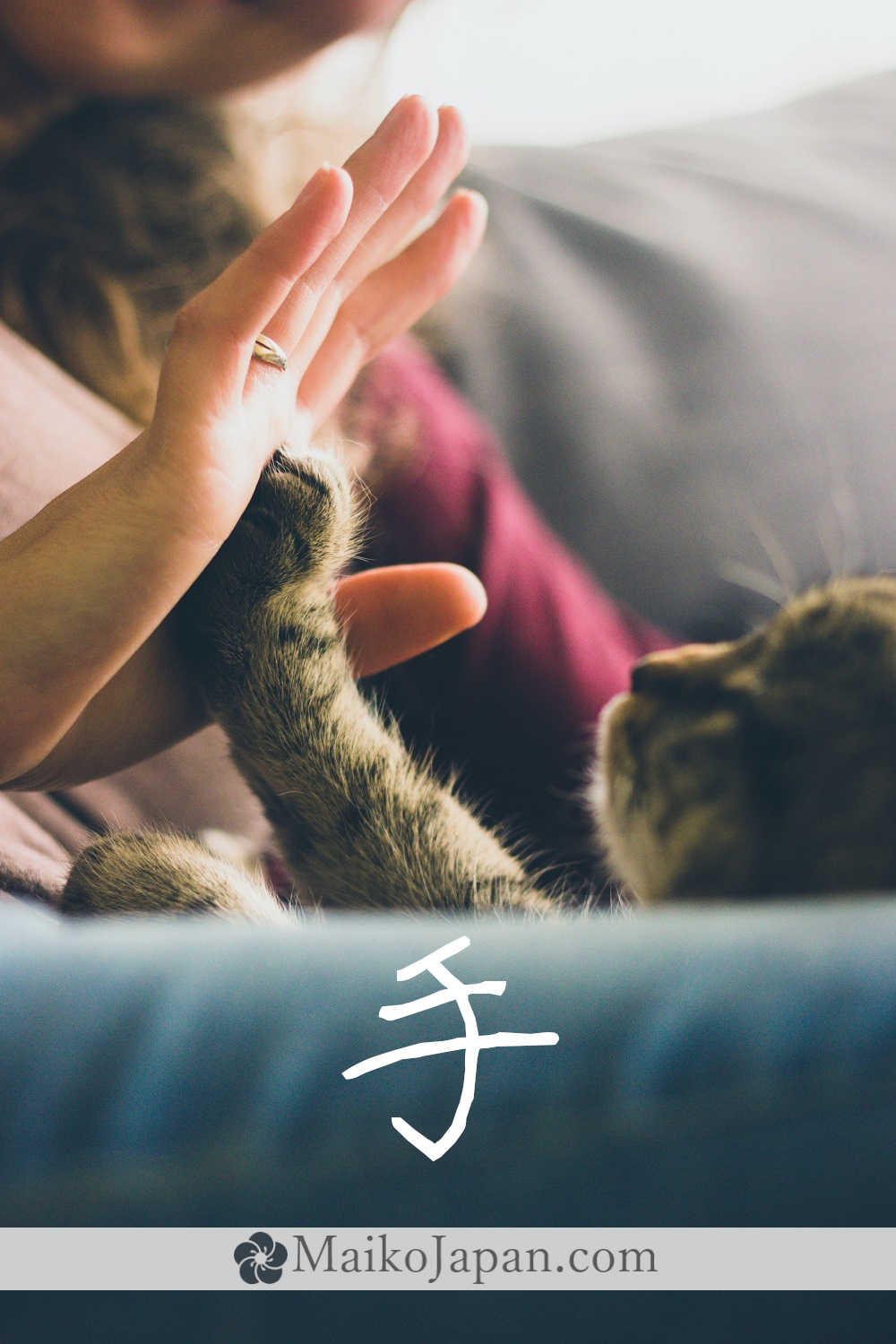[手] Handwritten Kanji for hand and its Readings, Radical and Usage ...